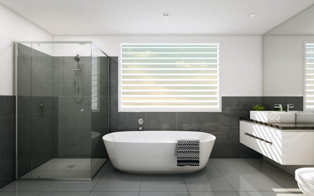 Semi-Frameless Shower Screens - Supply & Install - Kwik Glass