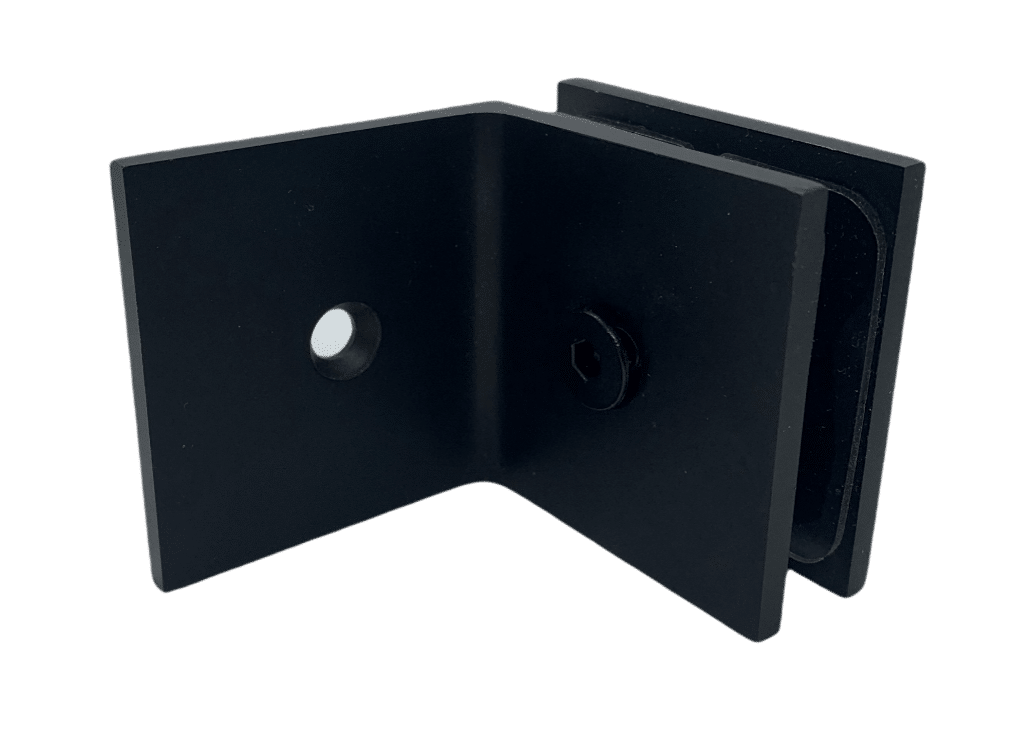 WALL BRACKET - MATT BLACK - Kwik Glass